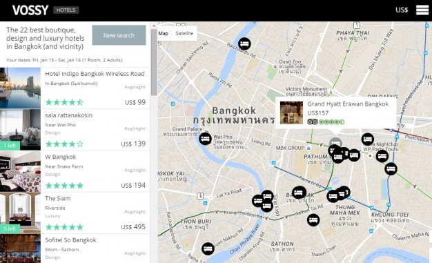 Vossy เว็บจองโรงแรมแนวใหม่ เน้นบูติคโฮเทล-โรงแรมหรูหรา – 2Baht Travel